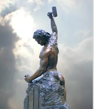 Self Made Man Self Made Man Statue Behind Meaning | Onlyart Sculpture